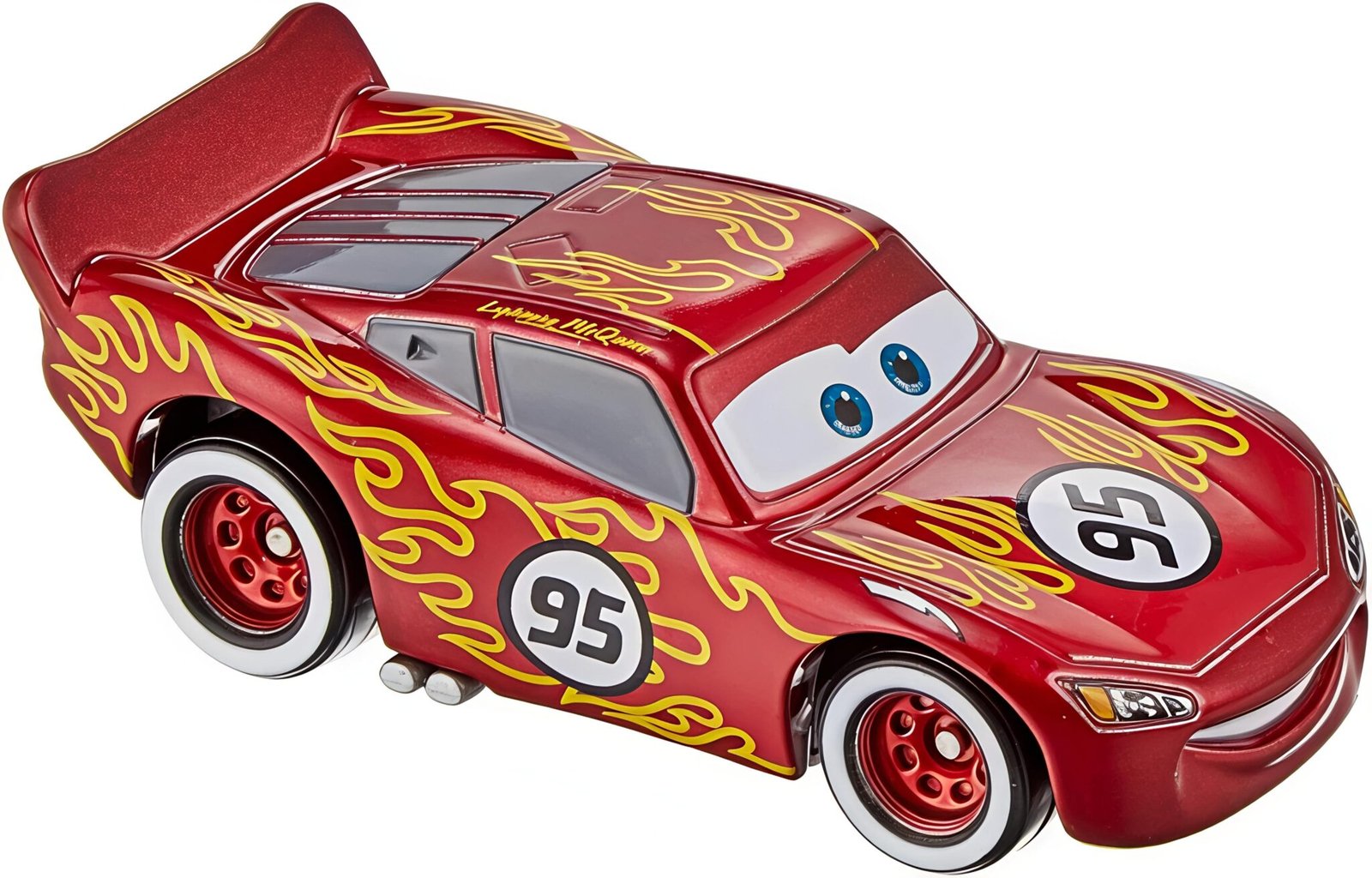 Cars: Lightning McQueen #95 (Flames) Die-Cast Scale 1:64 – 7.5cm ...